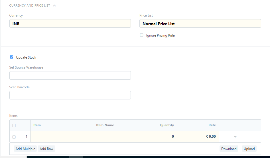 Sales Invoice | ACCU360 Documentation